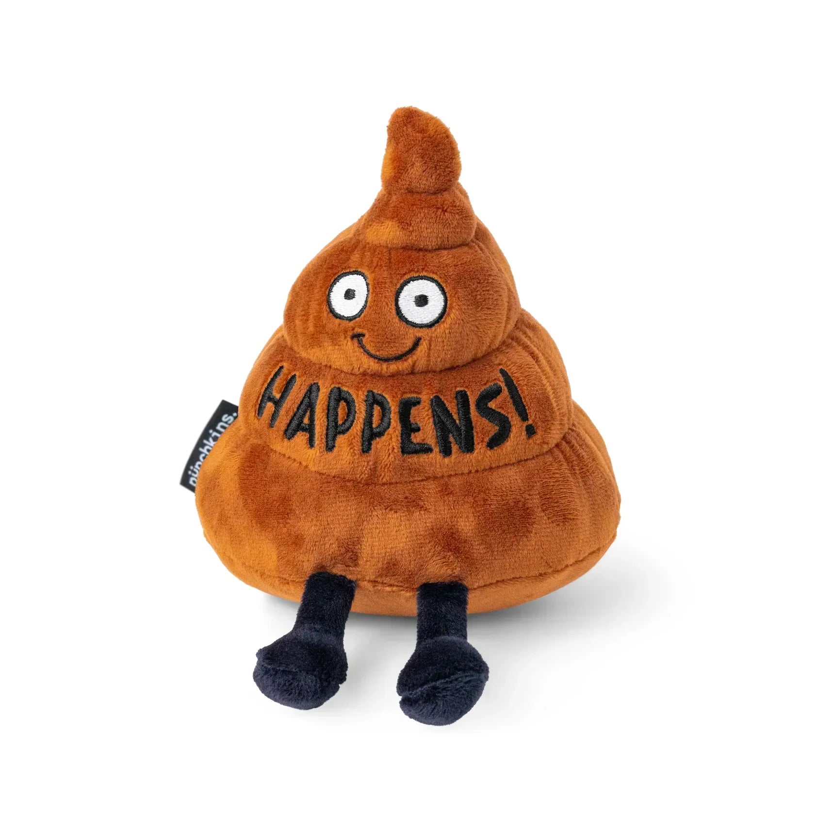 "Happens!" Plush Poop Emoji - ultra-soft -17cm