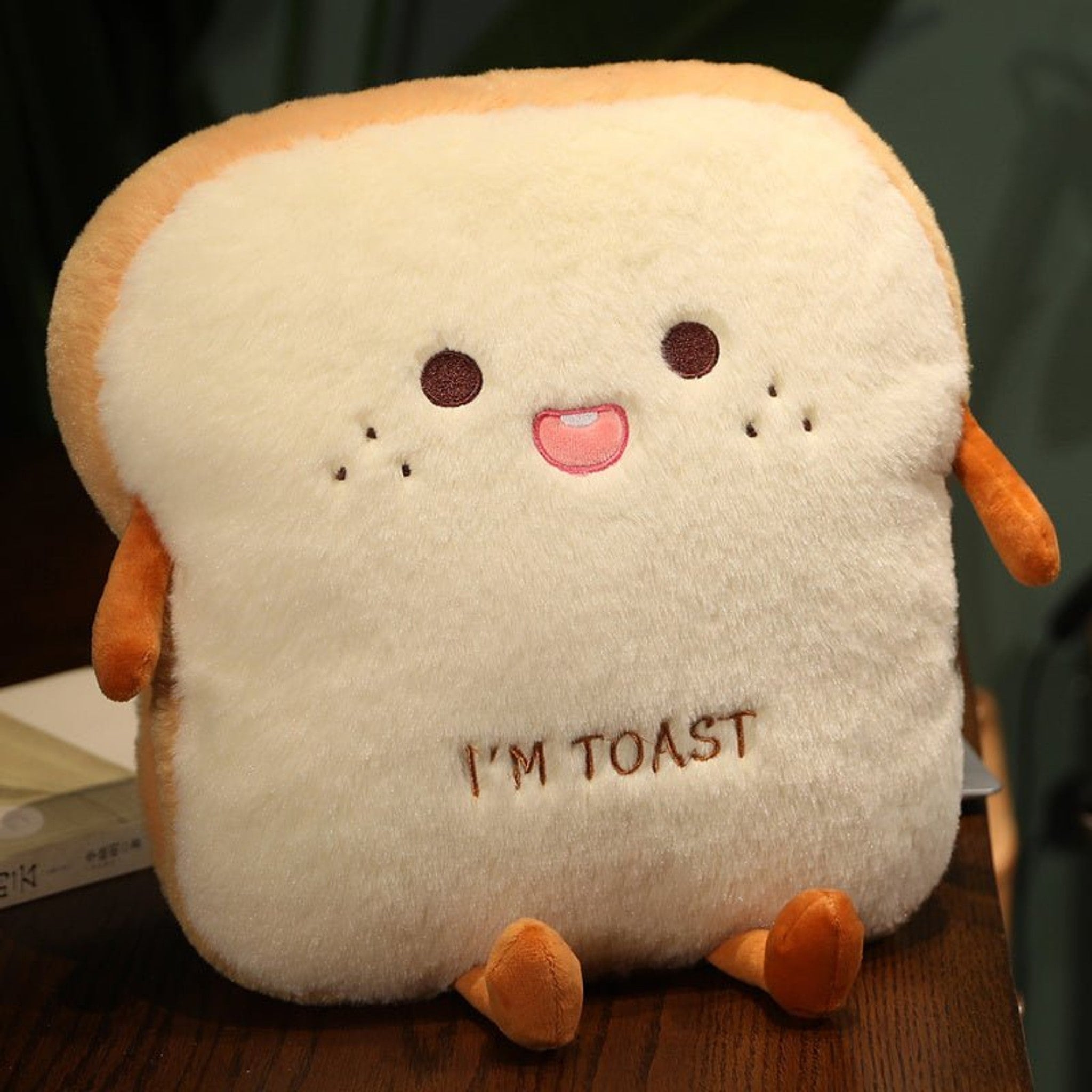 "I'm Toast" Sandwich Handwarmer Plush Toy