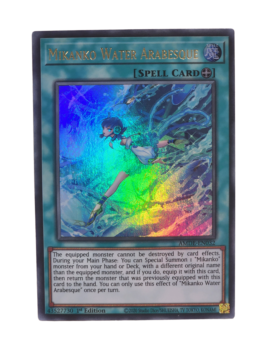 Mikanko Water Arabesque AMDE- EN032 Ultra Rare Yugioh