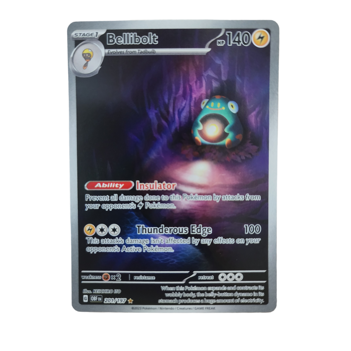 BELLIBOLT 201/197 Illustration Rare - Obsidian Flames - Pokemon Trading ...