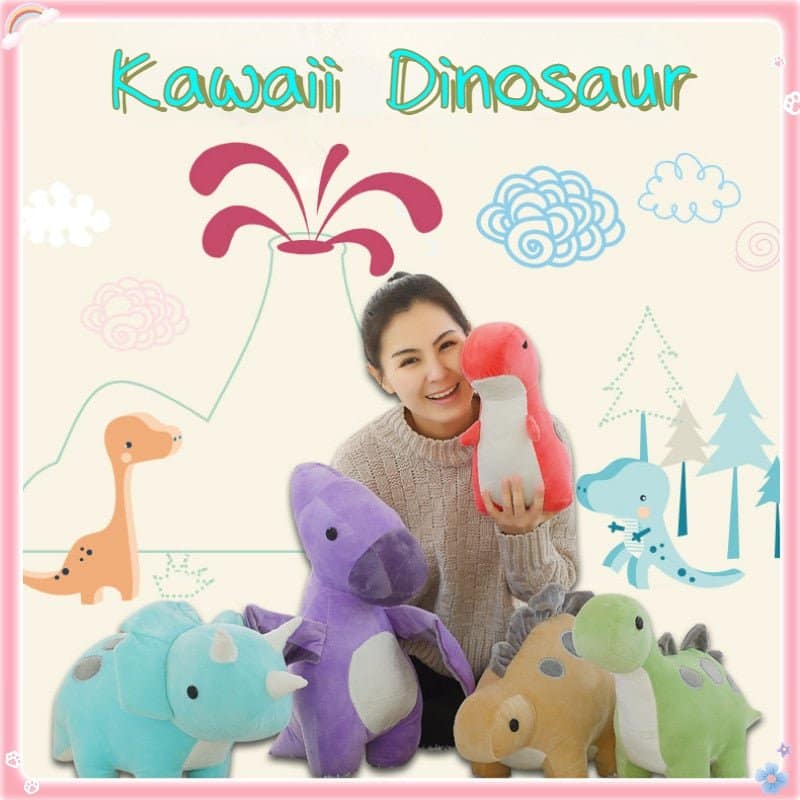 Plush Dinosaur Toys Set