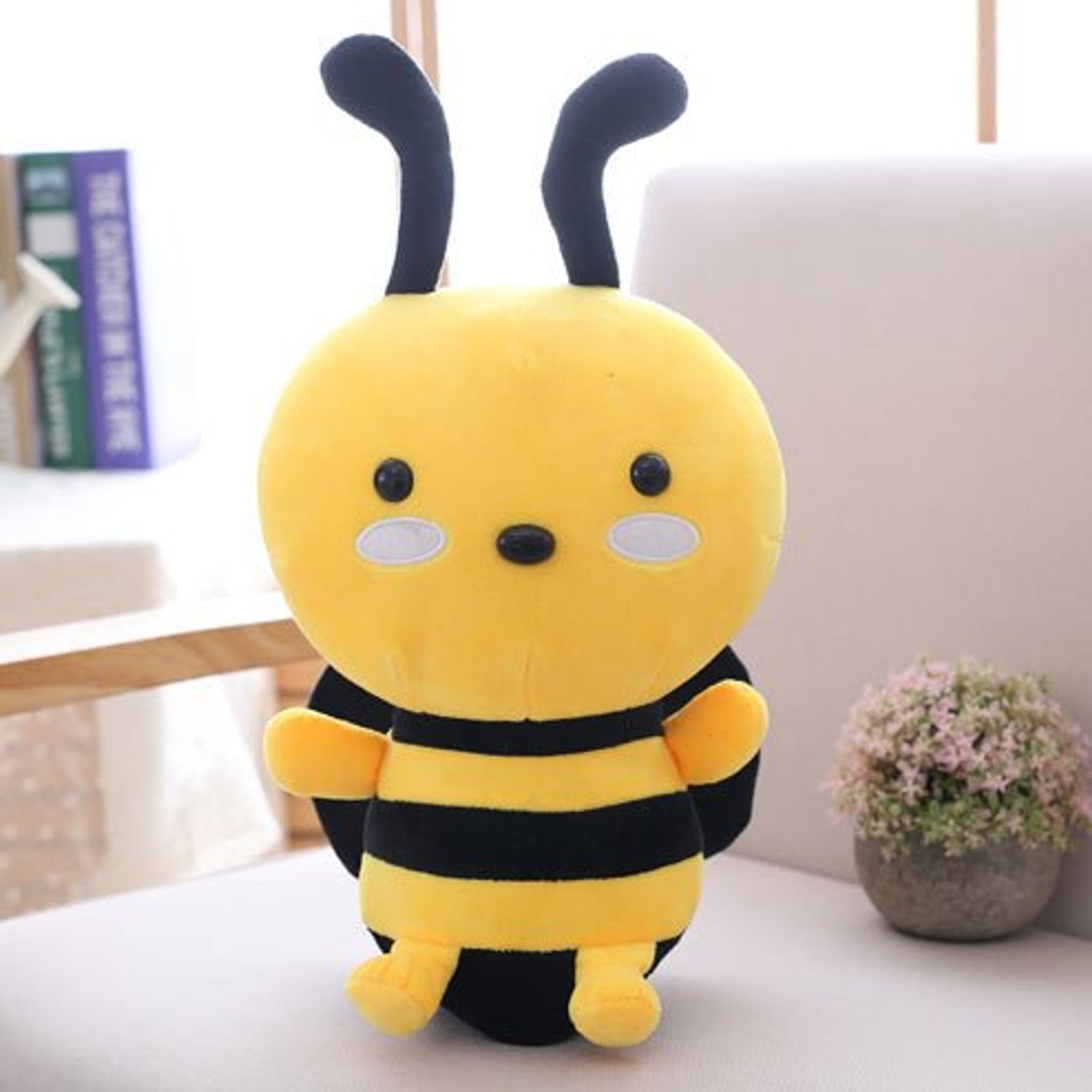 Round Honey Bee Plush Toy