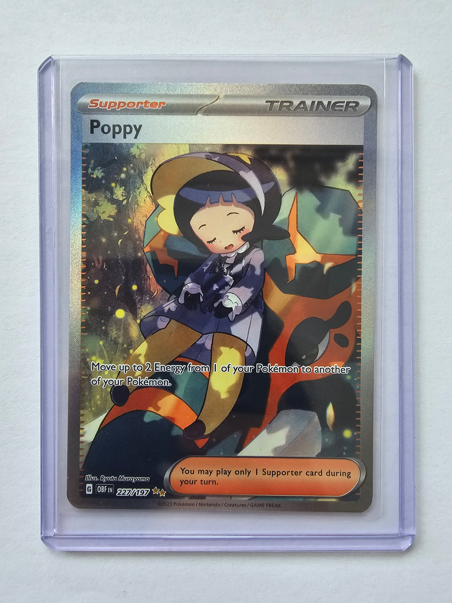 Poppy - 227/197 - Obsidian Flames - Secret Illustration Rare - Pokemon TCG